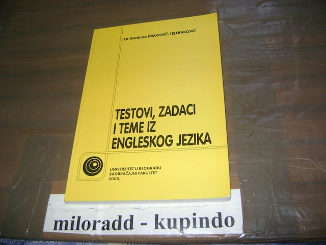 Testovi ,zadaci i teme iz engleskog jezika