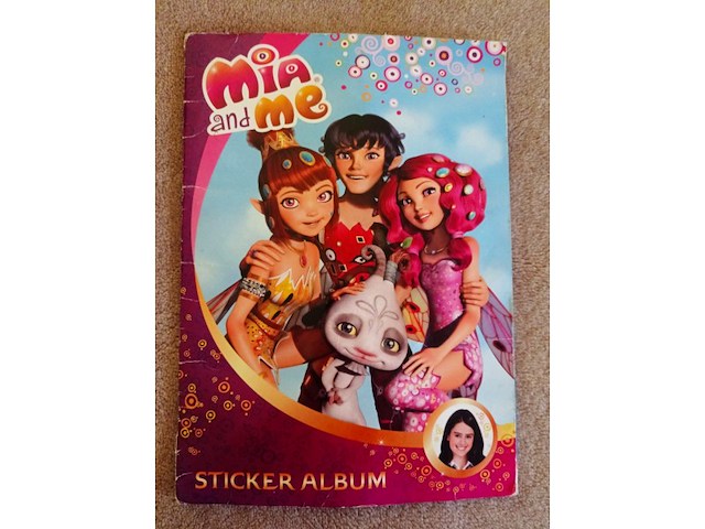 Stiker album Mia and me, delimicno ispunjen