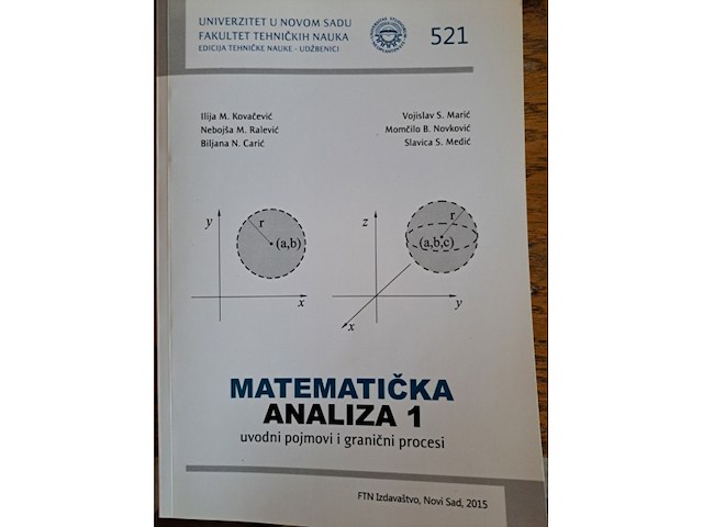 Matematicka analiza 1 - uvodni pojmovi i granicni proce