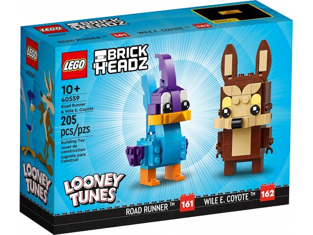Lego BrickHeadz 40559 Road Runner &;; Wile E. Coyote