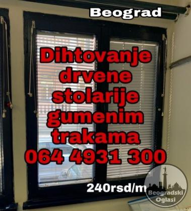 Dihtovanje;prozora"vrata0644931300.Beograd