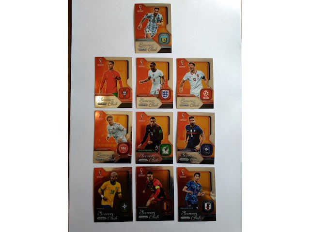 Panini Prizm Qatar 2022 - SCORERS CLUB - Kompletan set