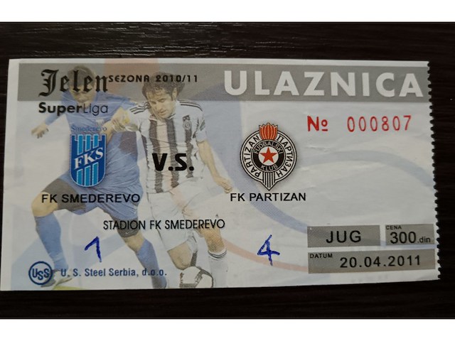 Sartid Smederevo-Partizan 20.4.2011