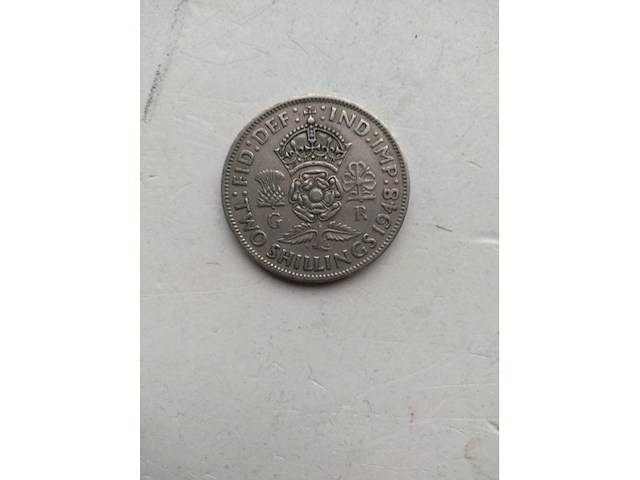 2 šilinga V.Britanija,1948.