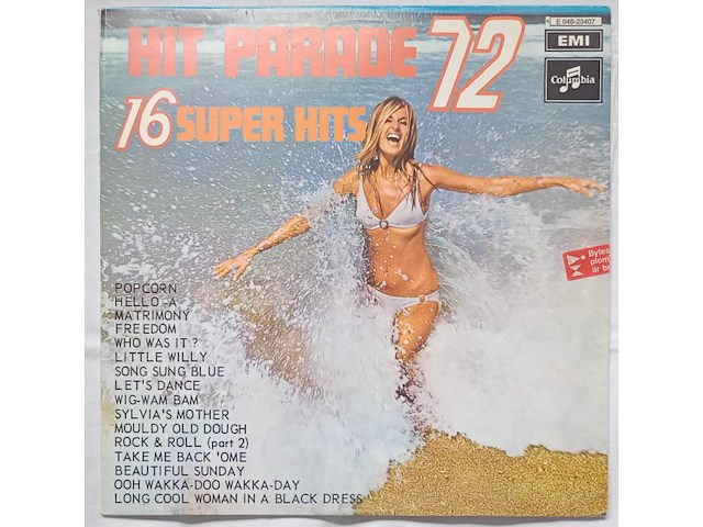 UNKNOWN   ARTIST  -  HIT  PARADE  72