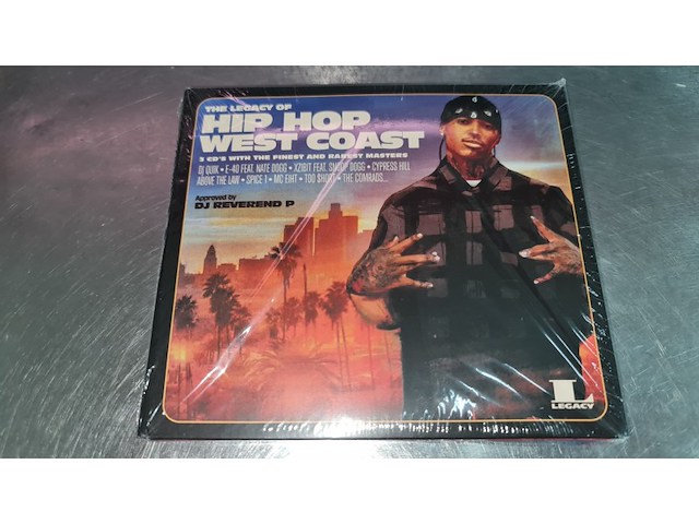 VA - The legacy of hip hop West coast 3CDa , NOVO!