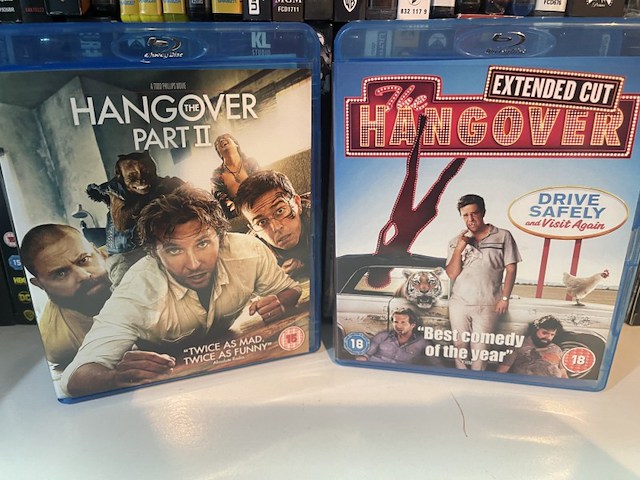 The Hangover 1-2 blu ray