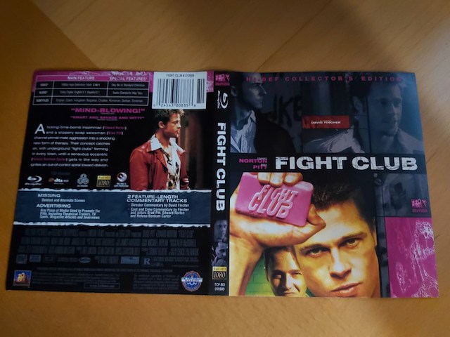 Blu-ray Cover za Film FIGHT CLUB
