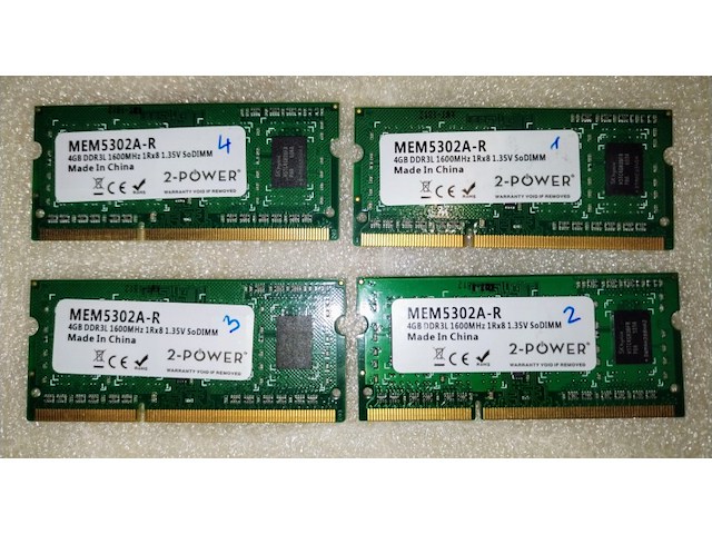 Ddr3L 4Giga 1600mhz Sodim