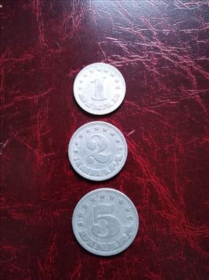 1,2,5 dinara iz 1953