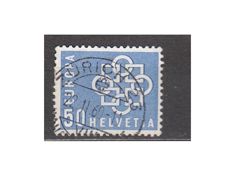 (f640) svajcarska zigosana marka 1959 god evropa