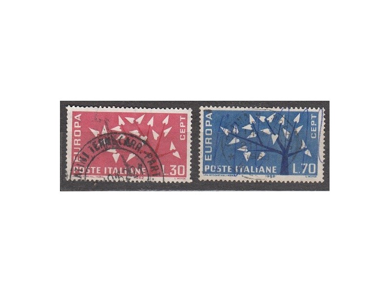 (f650) italija zigosana serija 1962 god evropa
