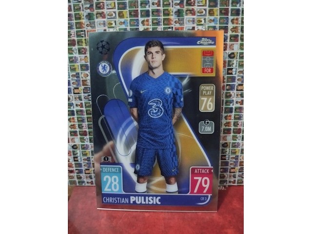 Topps Chrome Match Attax 2021/22 CR3 Pulisic