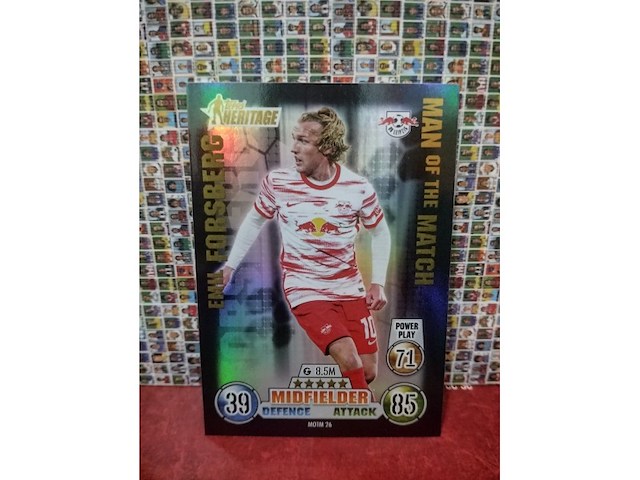 Topps Match Attax Extra 2021/22 Heritage MOTM 26