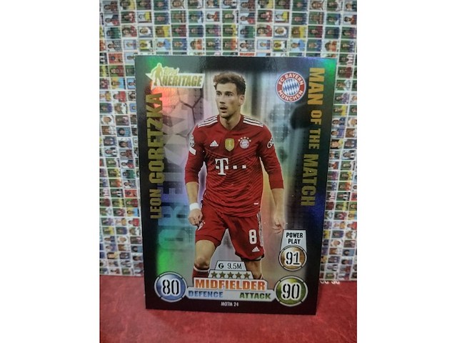 Topps Match Attax Extra 2021/22 Heritage MOTM 24