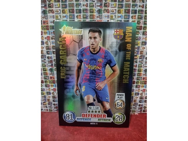 Topps Match Attax Extra 2021/22 Heritage MOTM 15