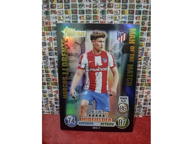 Topps Match Attax Extra 2021/22 Heritage MOTM 12