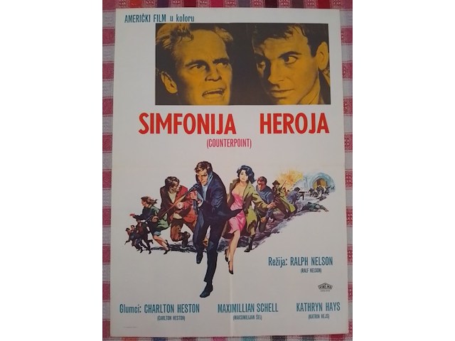 plakat SIMFONIJA HEROJA (Charlton Heston/Leslie Nielsen