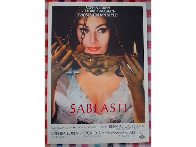 plakat SABLASTI (Sophia Loren)