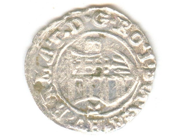 Madjarska denar Matyas II 1618 KB