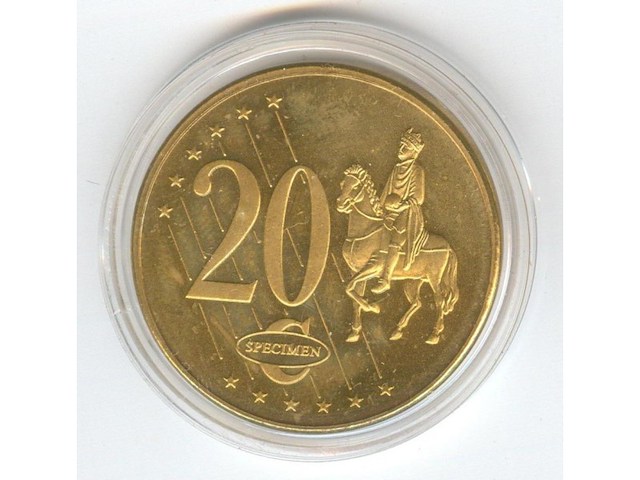 Madjarska 20 euro cent 2003 UNC SPECIMEN
