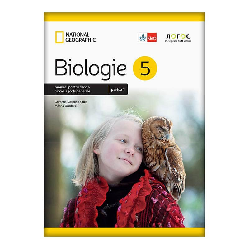Biologija 5 - udžbenik 1. i 2. deo na rumunskom jeziku - Novi Logos