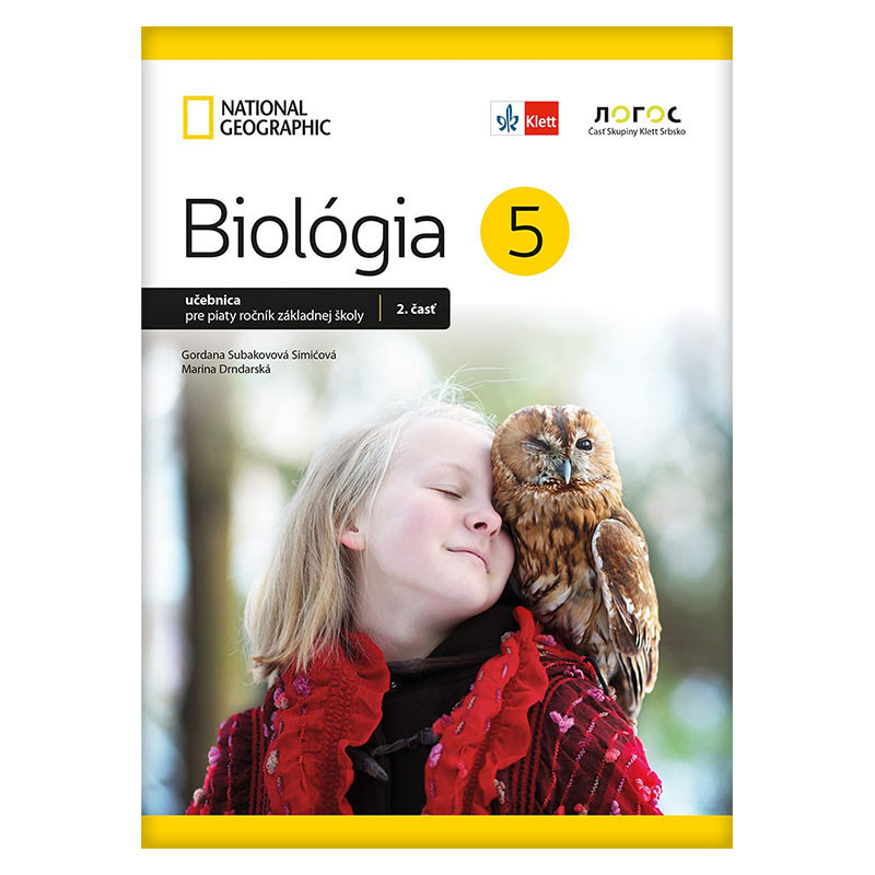 Biologija 5 - udžbenik 1. i 2. deo na slovačkom jeziku - Novi Logos