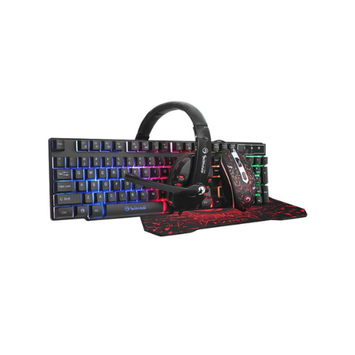 MARVO Scorpion CM370 4u1 gejmerski komplet tastatura + miš + slušalice + podloga