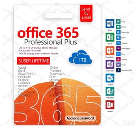 Microsoft Office 365 Professional Plus - Doživotno