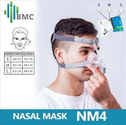 Nove BMC maske sleep apnea za nos ili celo lice