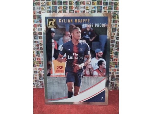Panini Donruss 2018/19 Press Proof Silver Kylian Mbappe