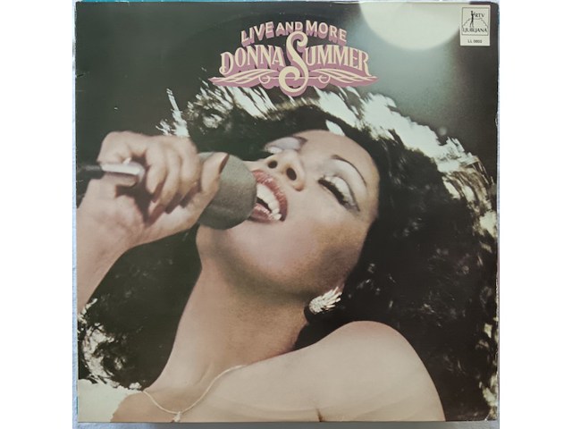 DONNA  SUMMER  -  2LP  LIVE  AND  MORE
