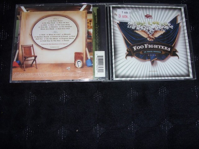 Foo Fighters – In Your Honor 2CD Roswell Europe 2005.