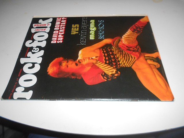 rock &; folk  78  1973g  david bowie cover  poster