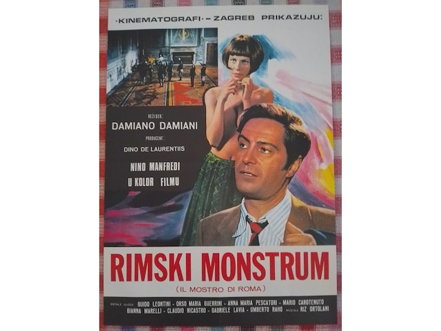 plakat RIMSKI MONSTRUM