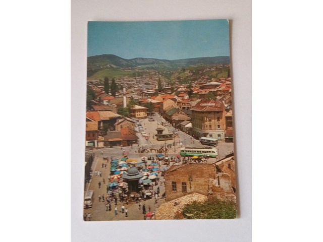Sarajevo - Baščaršija - Tramvaji - Bosna - Čista -