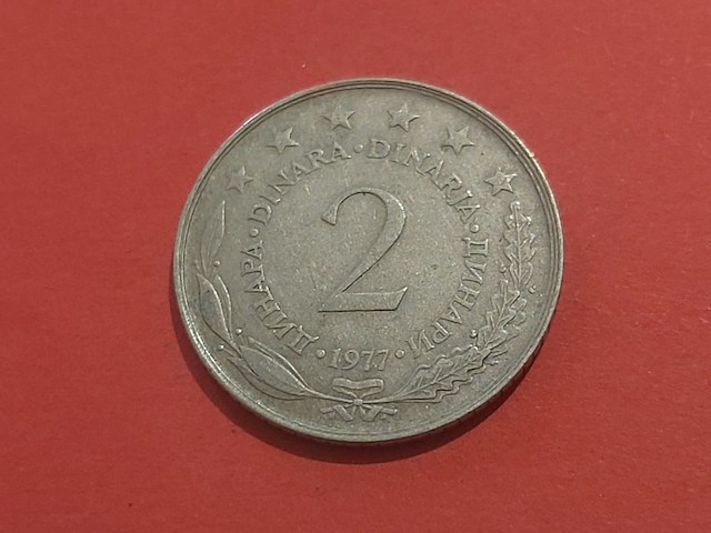 SFRJ  - 2 dinara 1977 god
