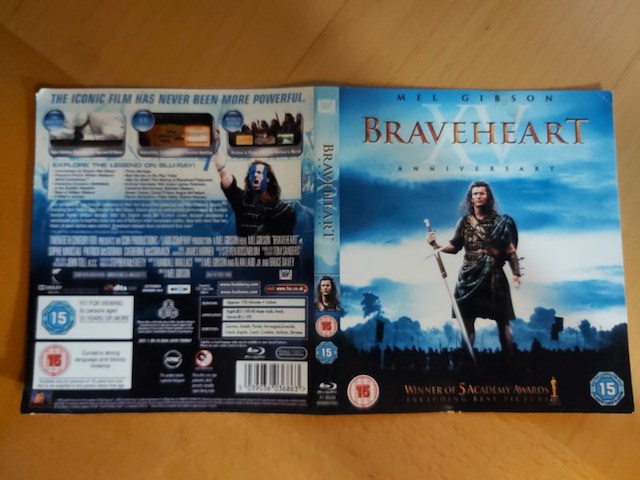 Blu-ray Cover za Film BRAVEHEART