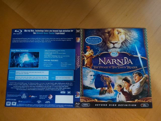 Blu-ray Cover za Film LETOPISI NARNIJE 3