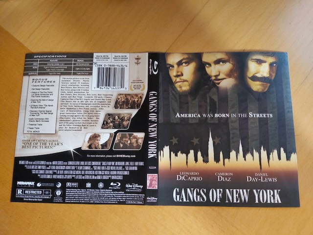 Blu-ray Cover za Film BANDE NJUJORKA