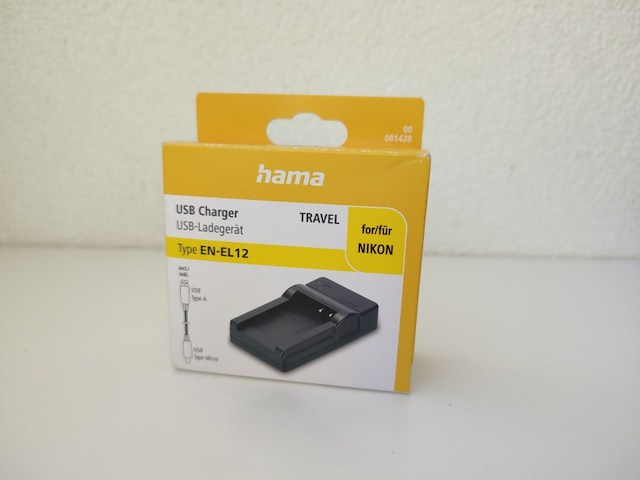 Nikon Hama EN-EL12 - USB punjac
