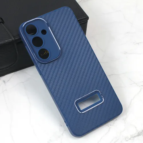 Futrola - maska Carbon Stripe za Samsung S926B Galaxy S24 Plus plava