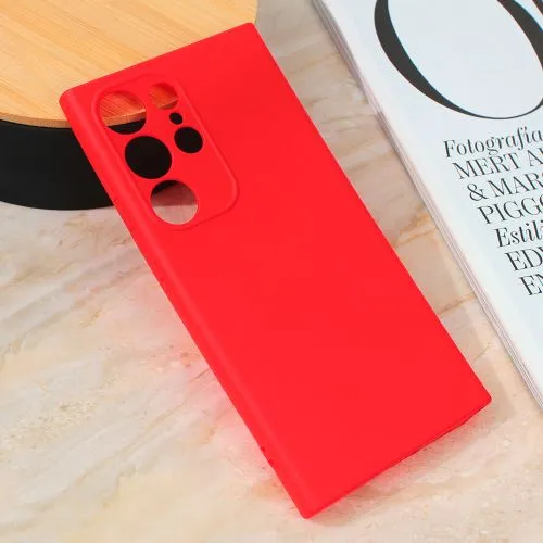Futrola - maska Teracell Giulietta za Samsung S928B Galaxy S24 Ultra mat crvena