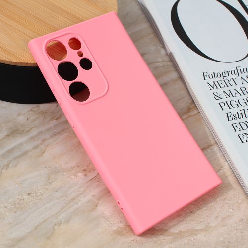 Futrola - maska Teracell Giulietta za Samsung S928B Galaxy S24 Ultra mat roze