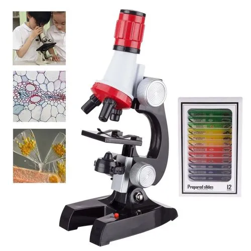 Mikroskop set za mlade naucnike JWD crveni