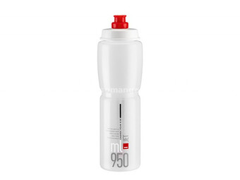 BIDON ELITE JET clear-red 950ml