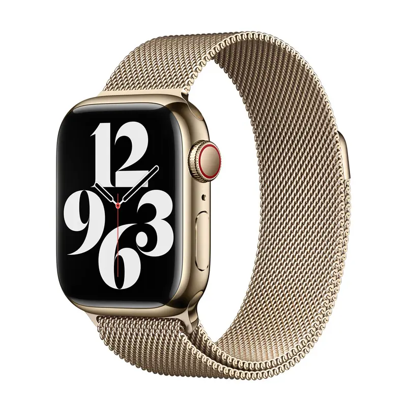 Narukvica za Apple Watch Milanese Loop 42/44/45/49mm, Zlatna boja