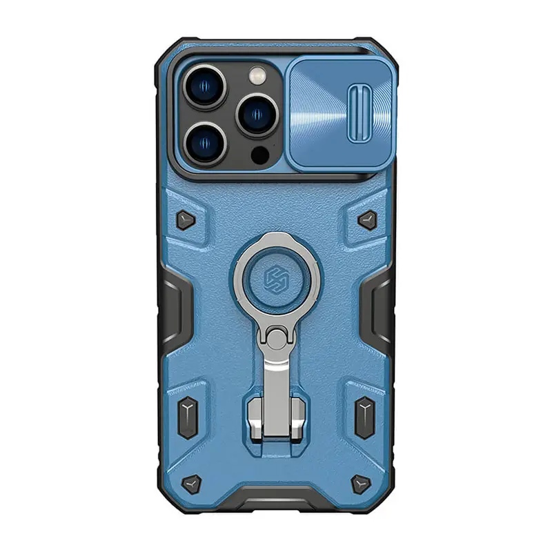 NILLKIN Maska za telefon Cam Shield Armor Pro za iPhone 14 Pro Max (6.7) plava