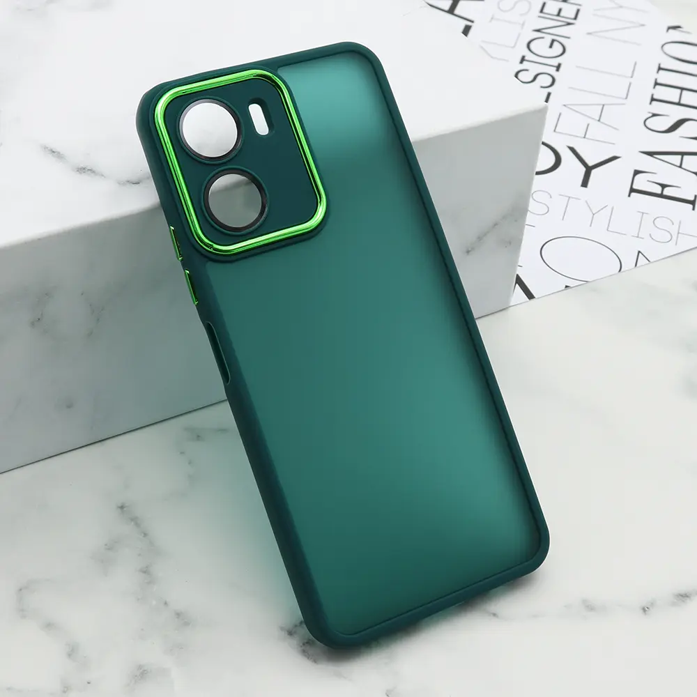 Maska za telefon SHINING CAMERA za Vivo Y16 zelena