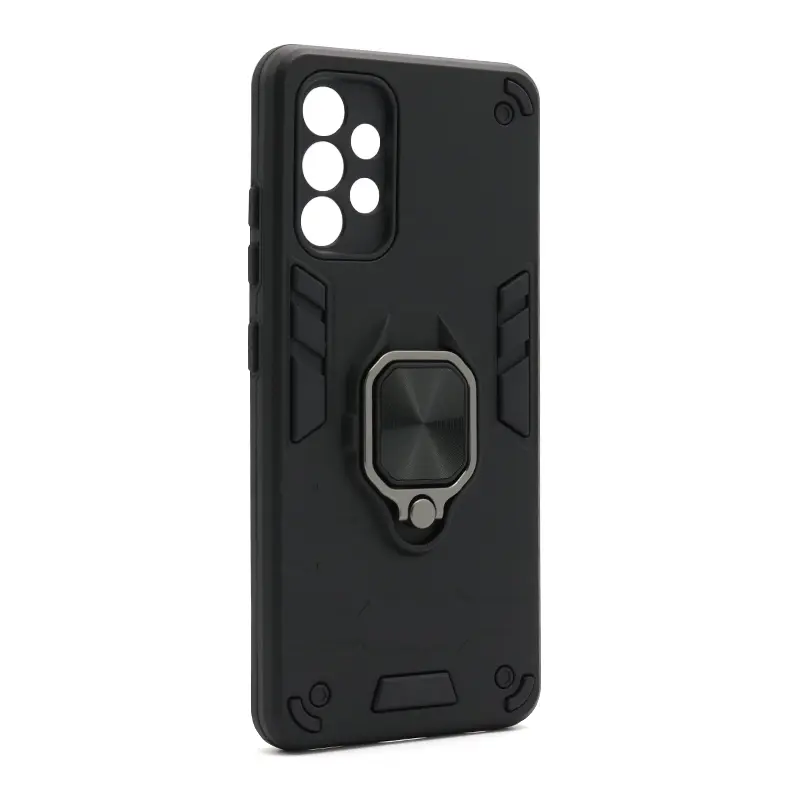 Maska za telefon Square ring za Samsung A525F/A526B/A528B Galaxy A52 4G/A52 5G/A52s 5G crna
